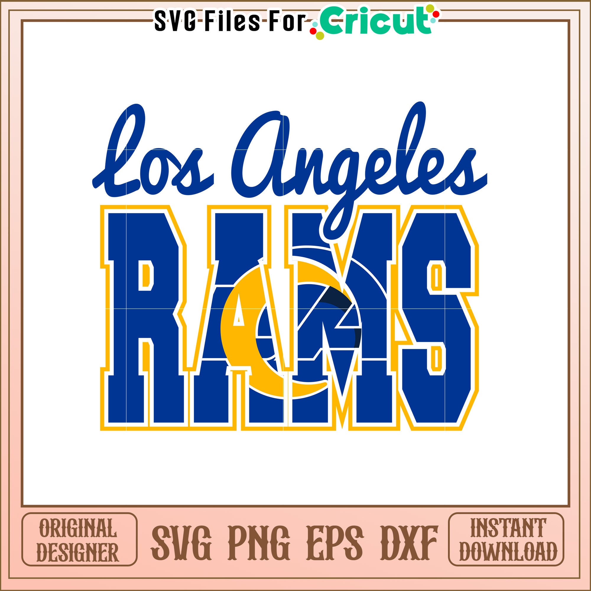 Los Angeles Rams SVG Logo Design – svg files for cricut