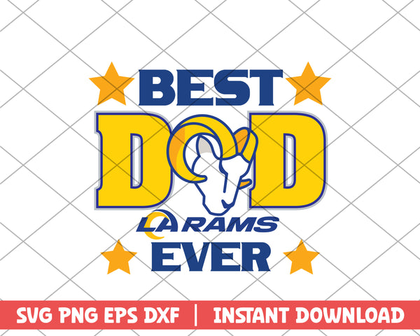 Los Angeles Rams best dad ever svg, Los Angeles Rams svg – svg files ...
