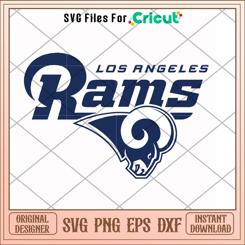 Los Angeles Rams mascot football team svg, Rams svg, new nfl svg – svg ...