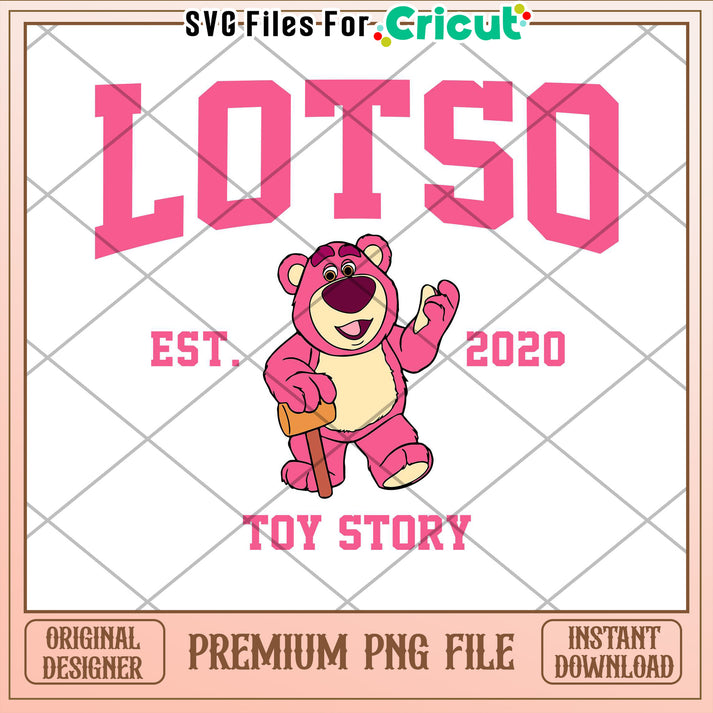 Lotso Toy Story PNG Cricut File – svg files for cricut