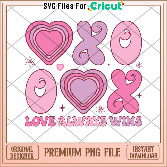 Love Always Wins PNG Design – svg files for cricut