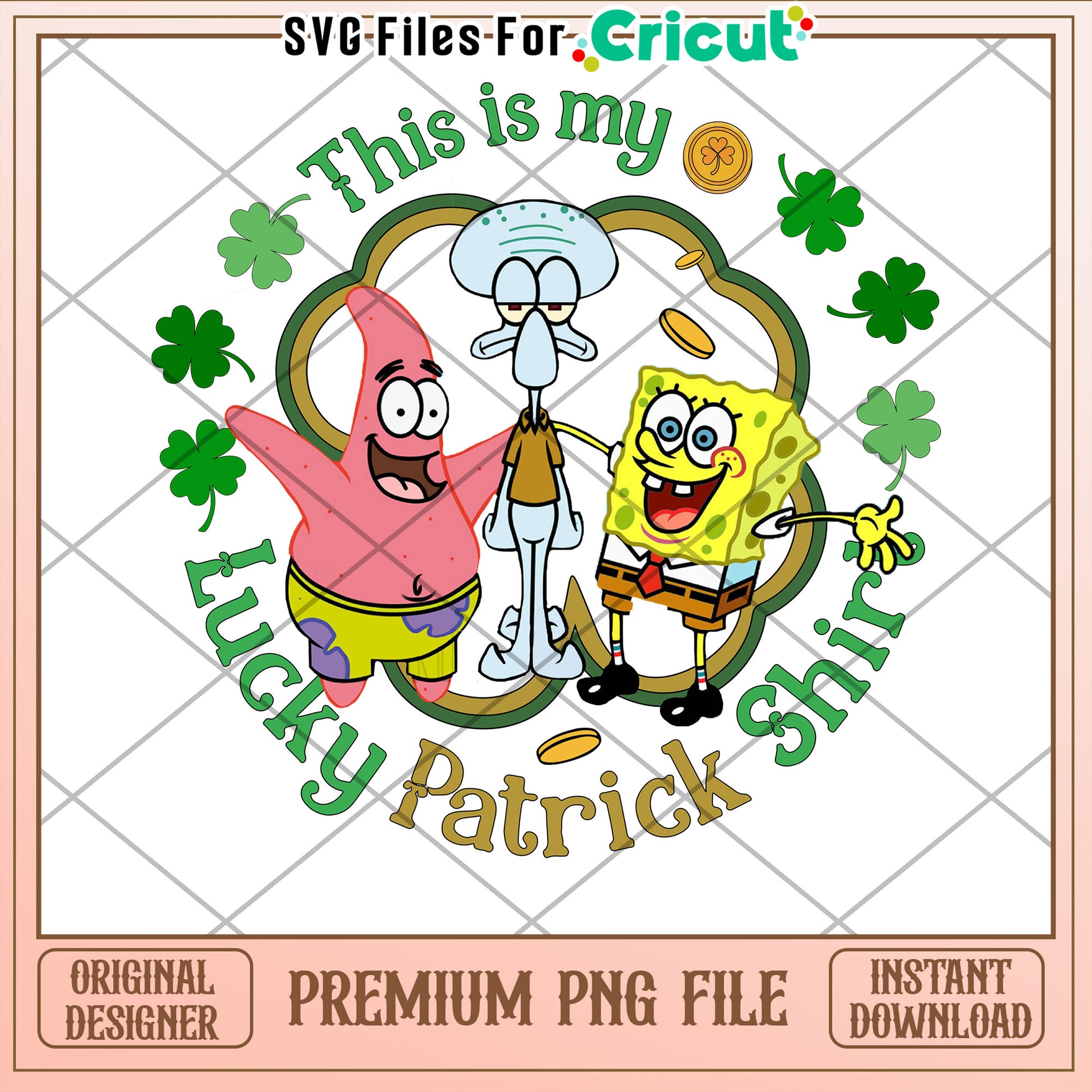 Lucky Patrick Shirt PNG File for Cricut Designs – svg files for cricut