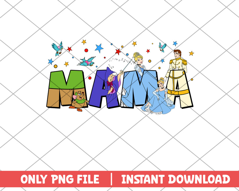 Mama Princess Cartoon Movie png – svg files for cricut