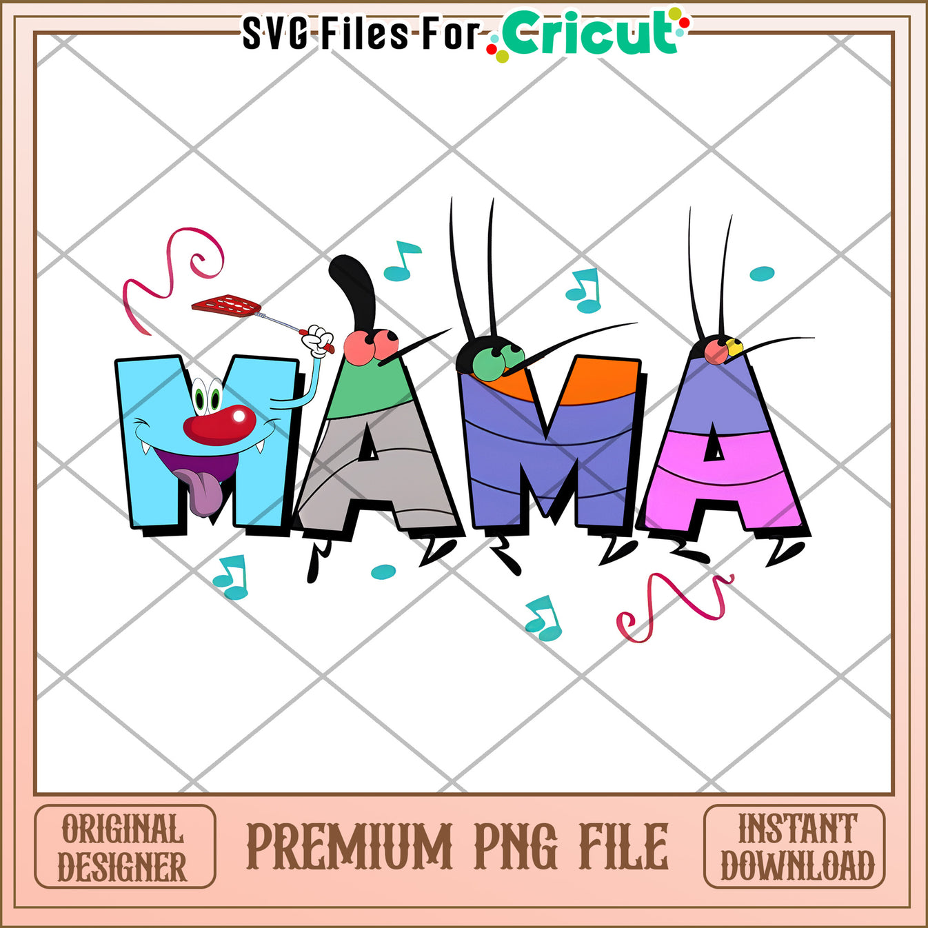 Mama Cockroach PNG Cricut Design – svg files for cricut