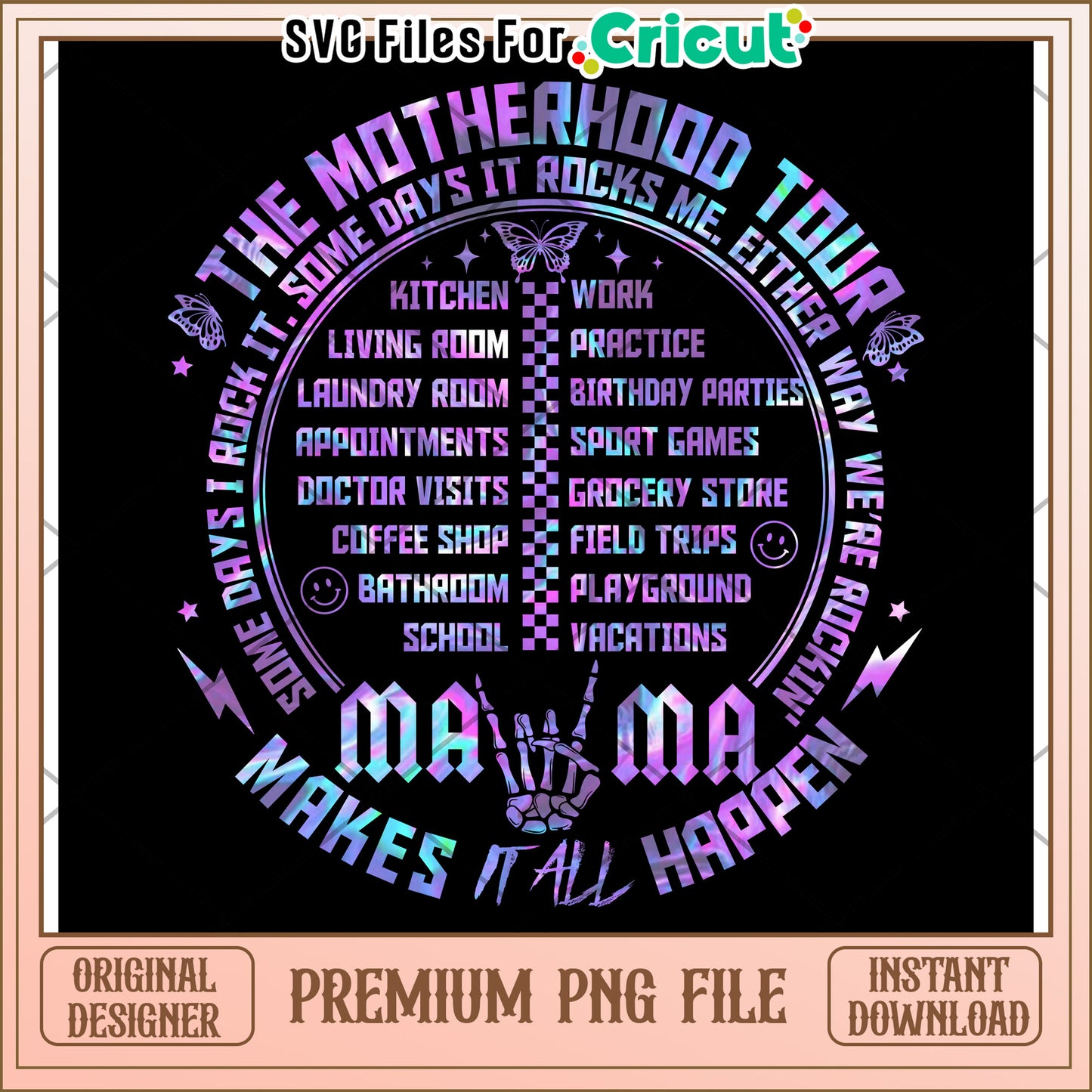 Mama Makes it Happen PNG Sublimation – svg files for cricut