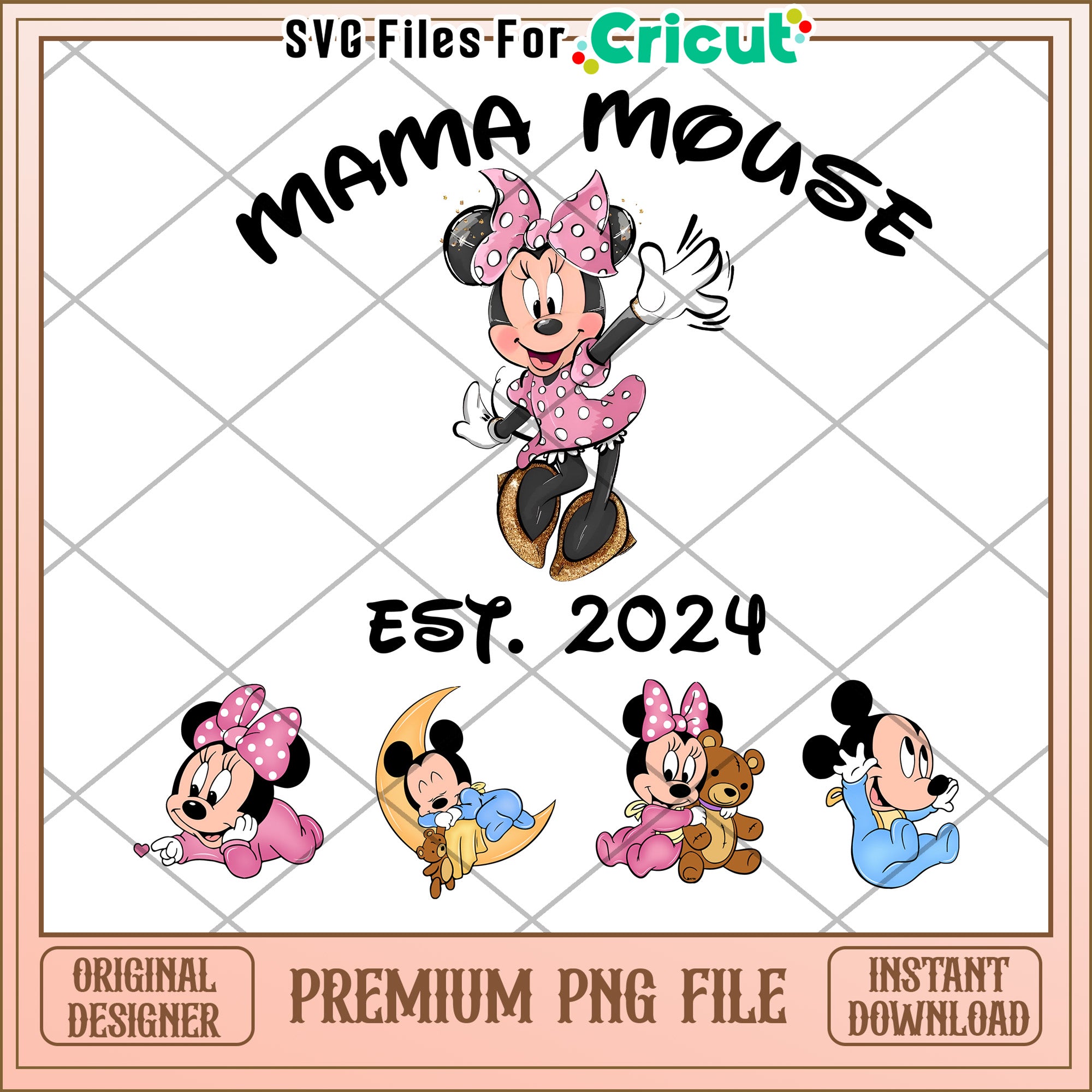 Mama Mouse PNG Cricut Design 2024 – svg files for cricut