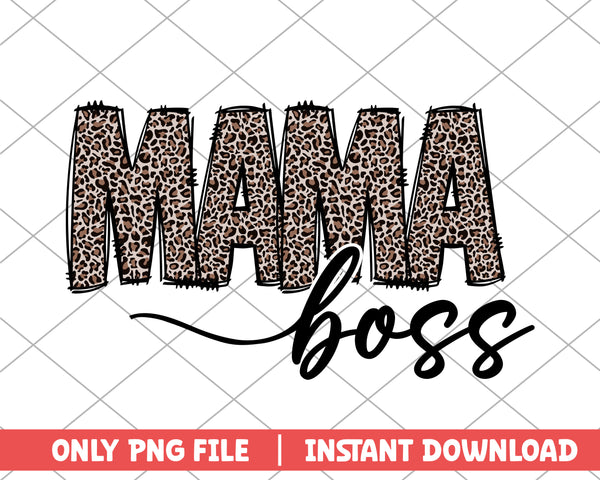 Mama boss mothers day png – svg files for cricut