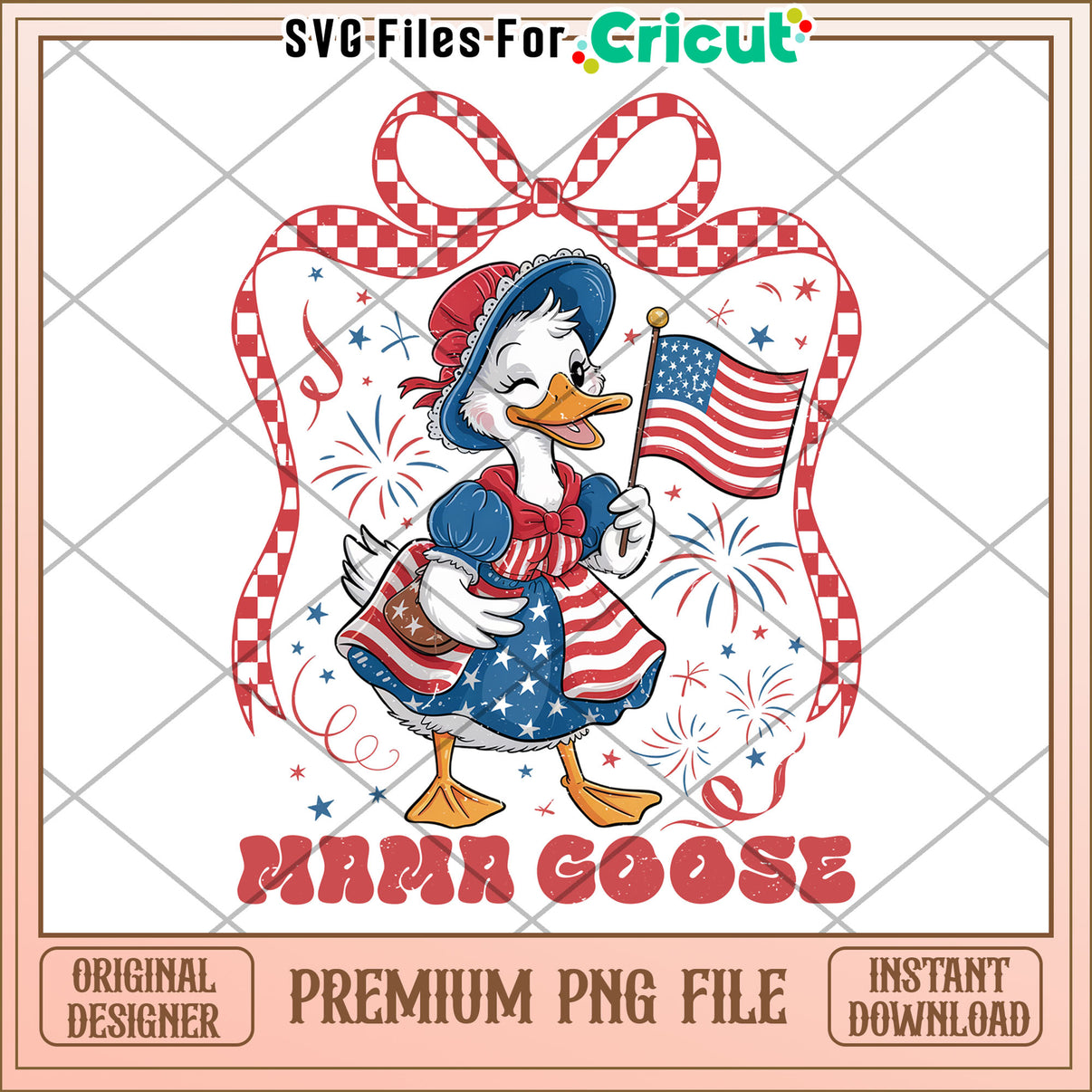 Mama goose png, mother day png, goose mom png – svg files for cricut