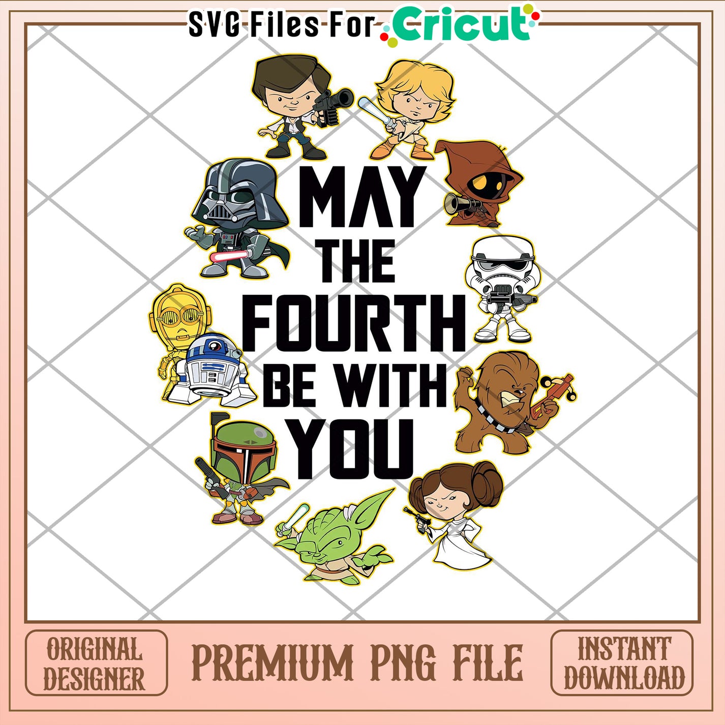 May the Fourth Star Wars PNG – svg files for cricut