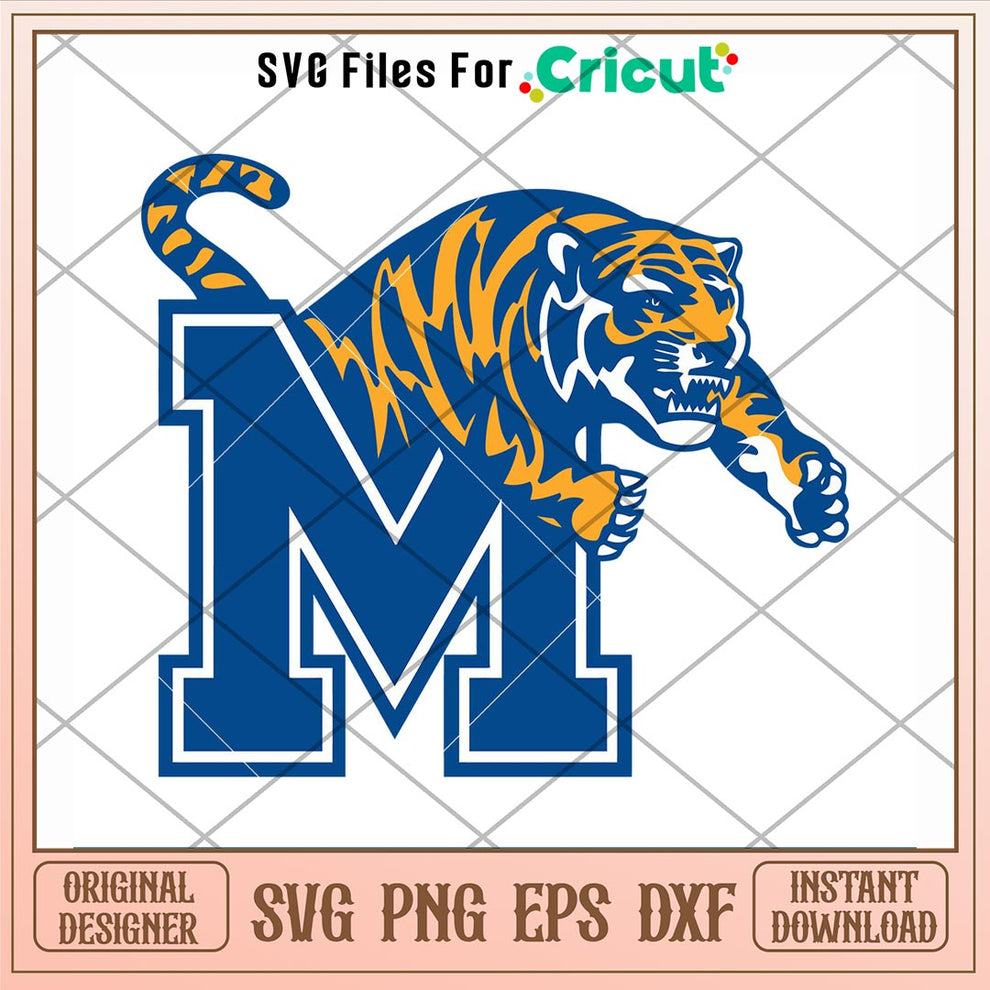Memphis Tigers Logo Svg, Memphis Tigers Svg, NCAA Svg – svg files for ...