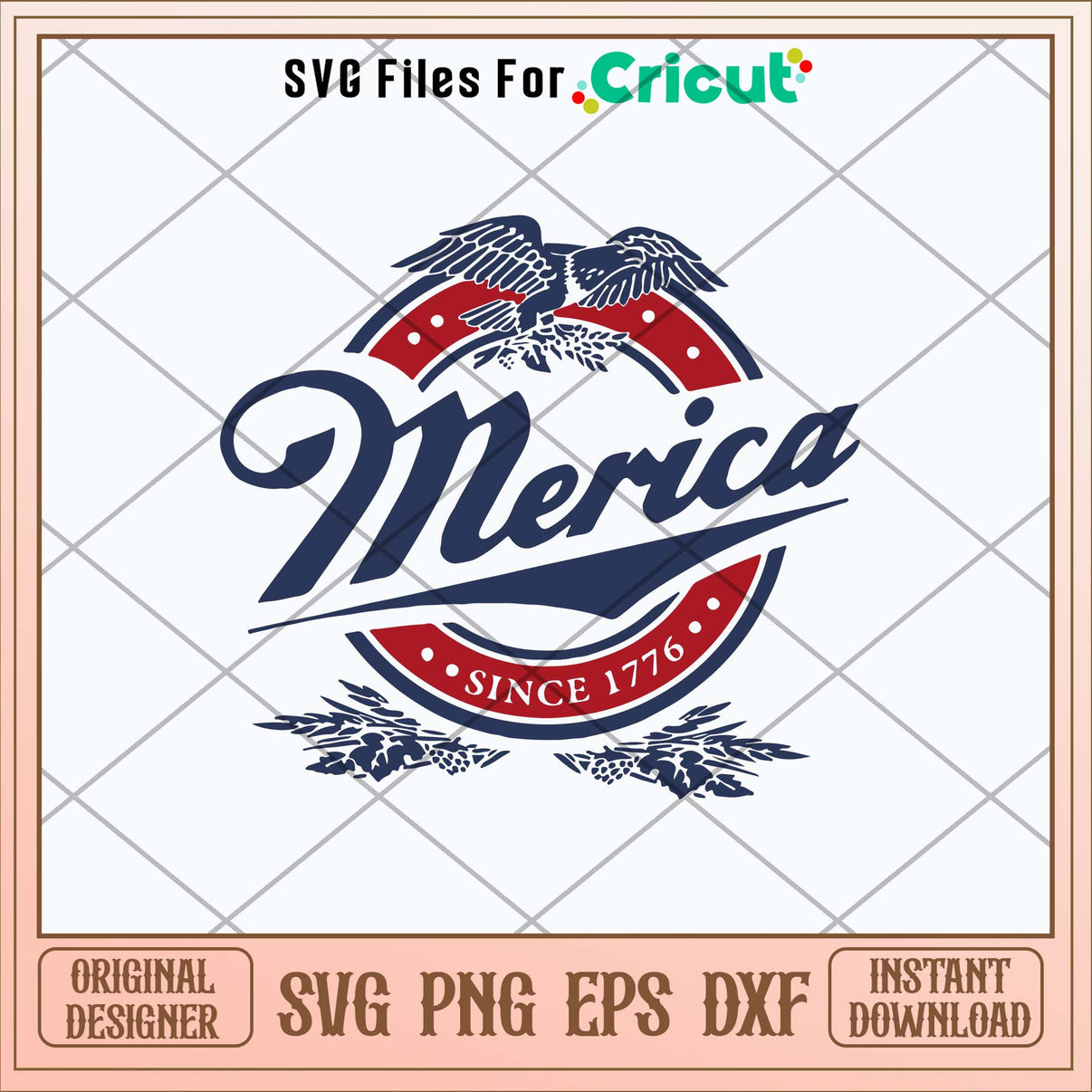 Merica est 1776 Svg, Merica Svg-Svgfilesforcricut – svg files for cricut