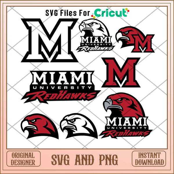 Miami Ohio Redhawks svg, Miami Ohio Redhawks svg bundle, NCAA svg – svg ...