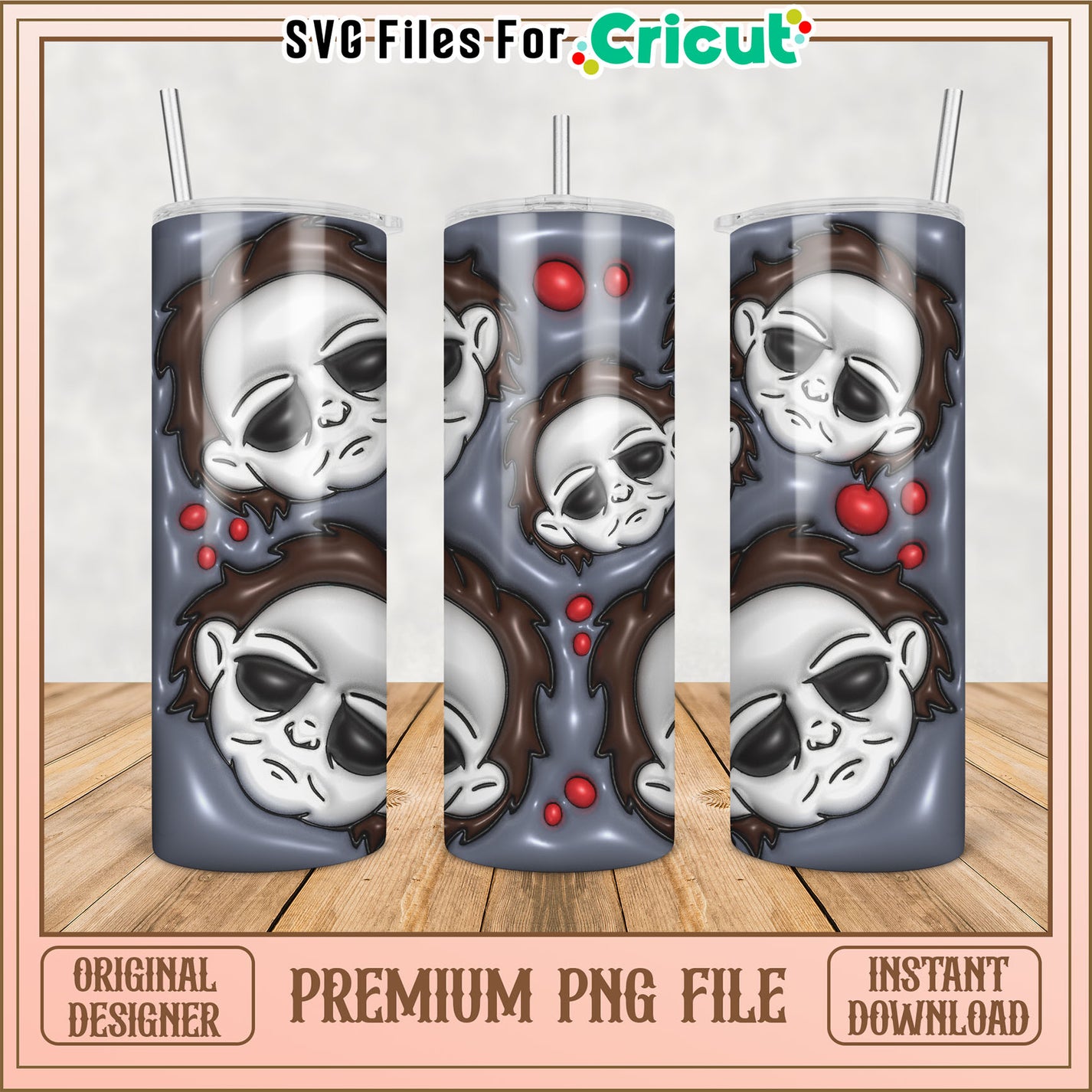Michael Myers Baby PNG Sublimation – svg files for cricut