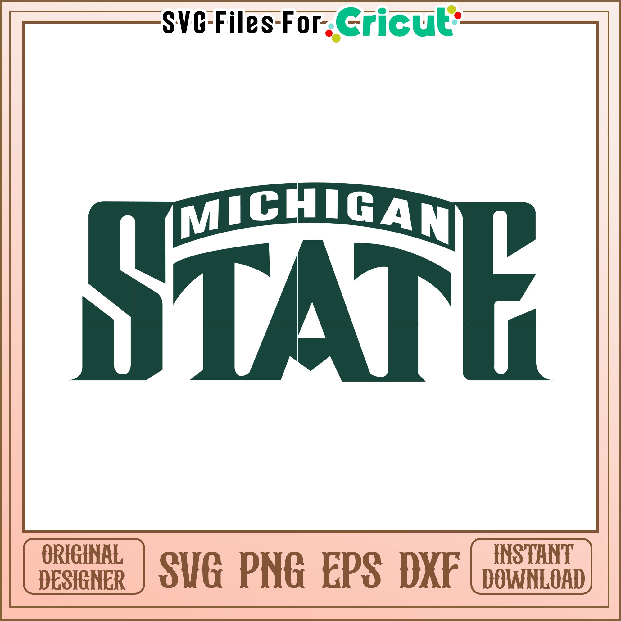 Michigan State SVG File for Cricut, Perfect for Creative Projects at H ...