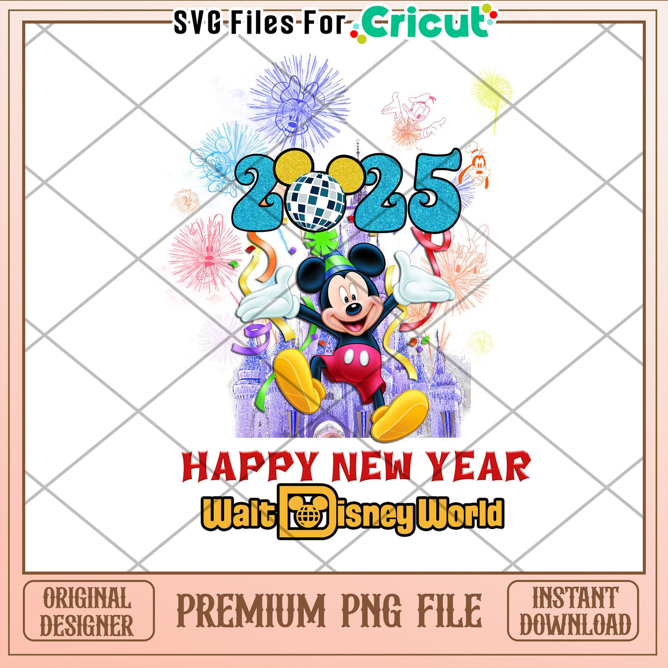 Mickey Mouse 2025 Disney PNG – svg files for cricut