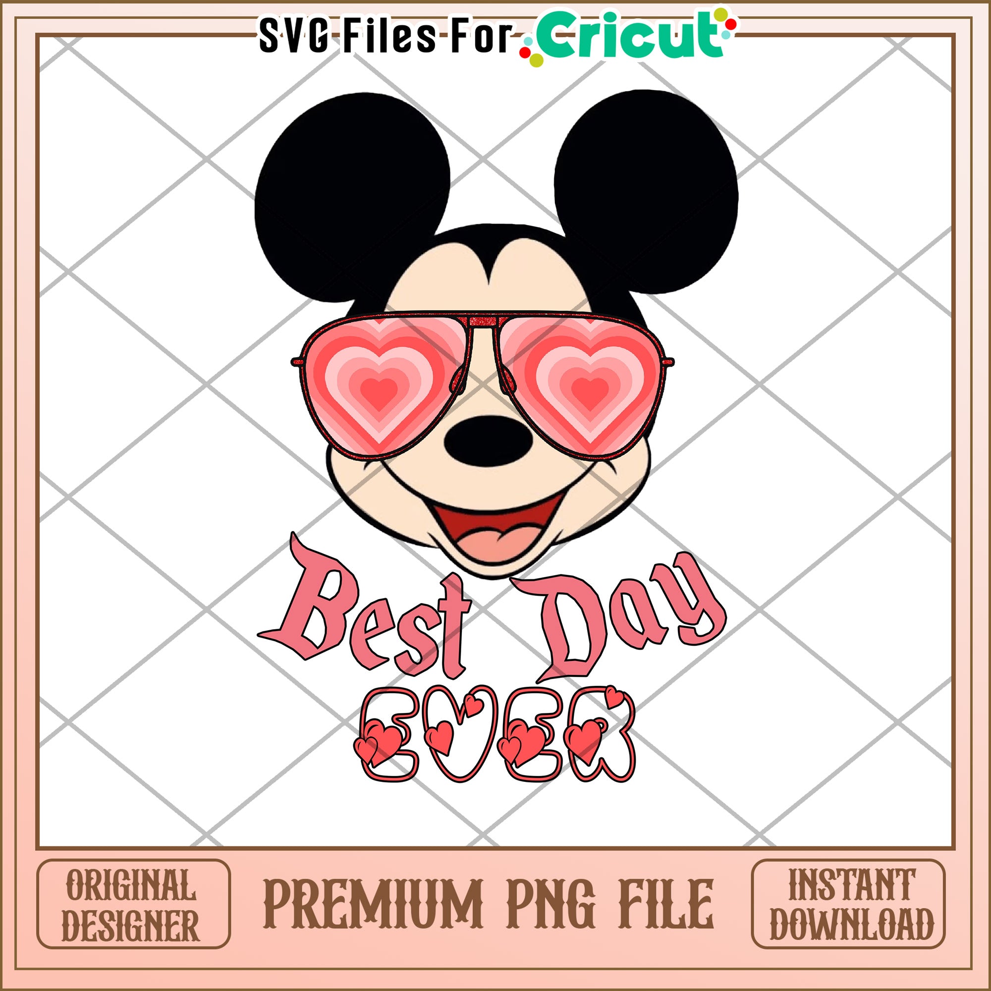 Mickey Mouse Best Day Ever PNG – svg files for cricut
