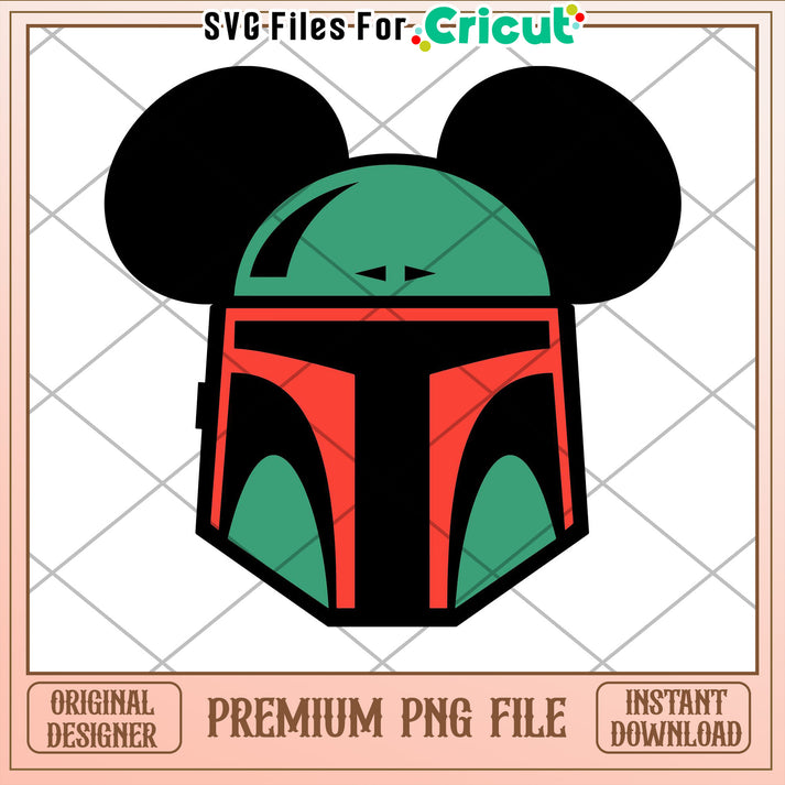 Mickey Mouse Boba Fett PNG – svg files for cricut