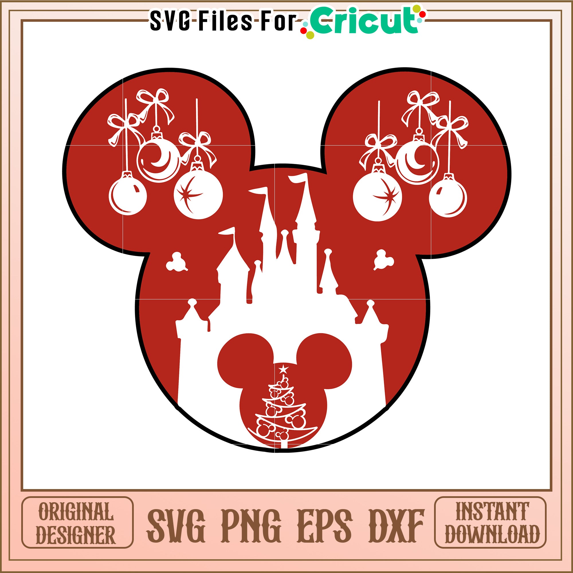 Mickey Mouse Christmas SVG Design – svg files for cricut
