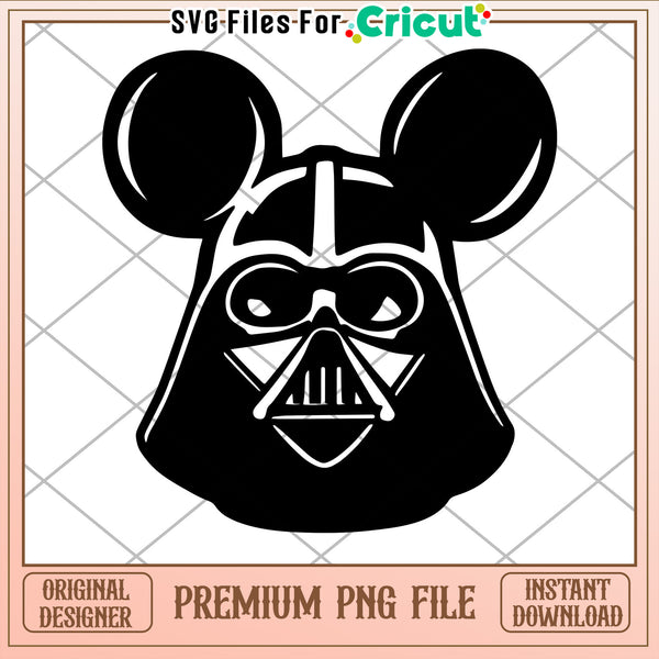 Mickey Mouse Darth Vader PNG – svg files for cricut