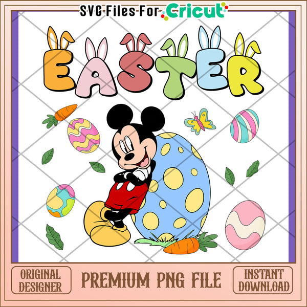 Mickey Mouse Easter PNG Design – svg files for cricut