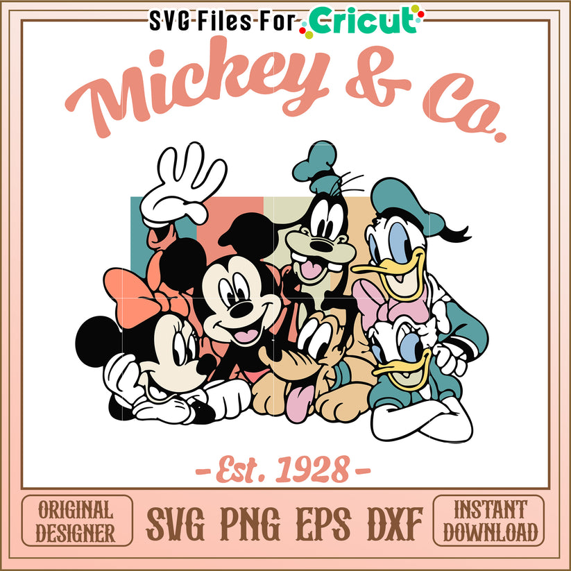 Mickey Mouse Friends SVG Cut File – svg files for cricut