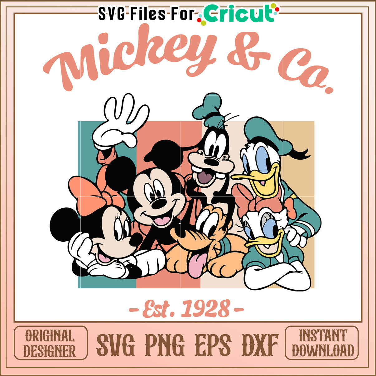 Mickey Mouse Friends SVG Design – svg files for cricut