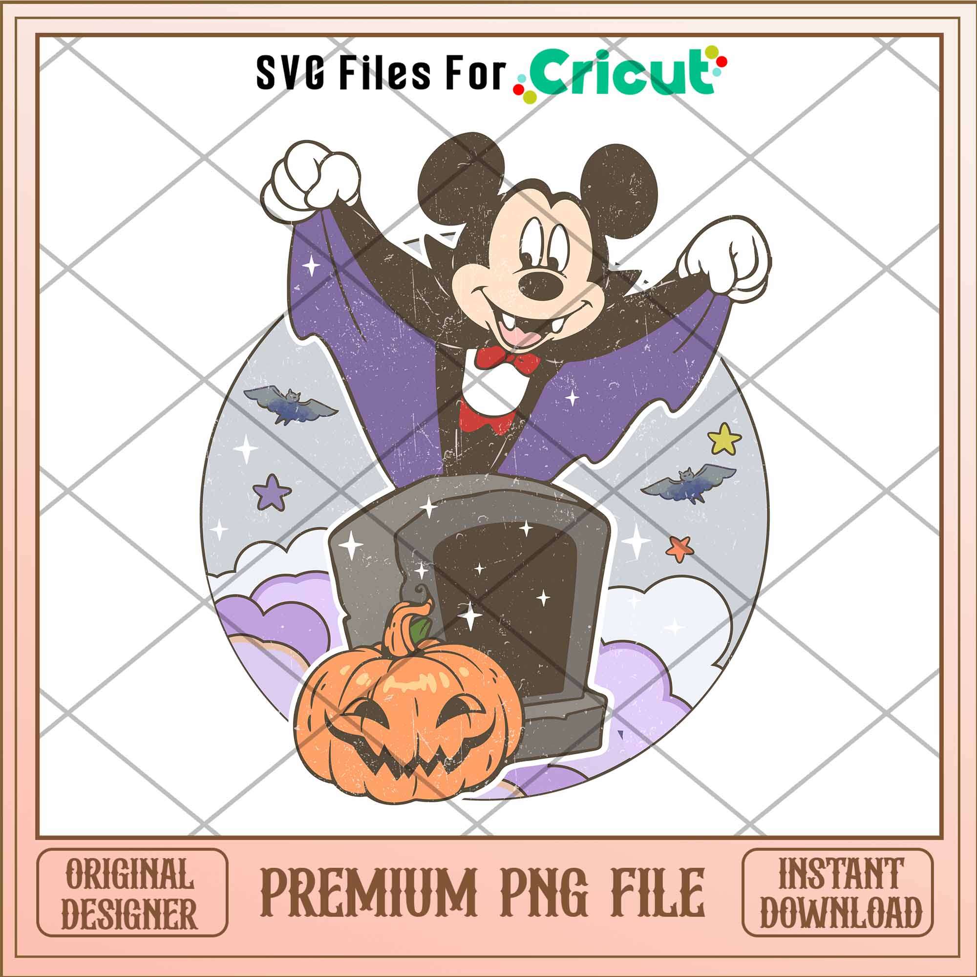 Mickey Mouse Vampire png, Disney characters png, Digital Download – svg ...