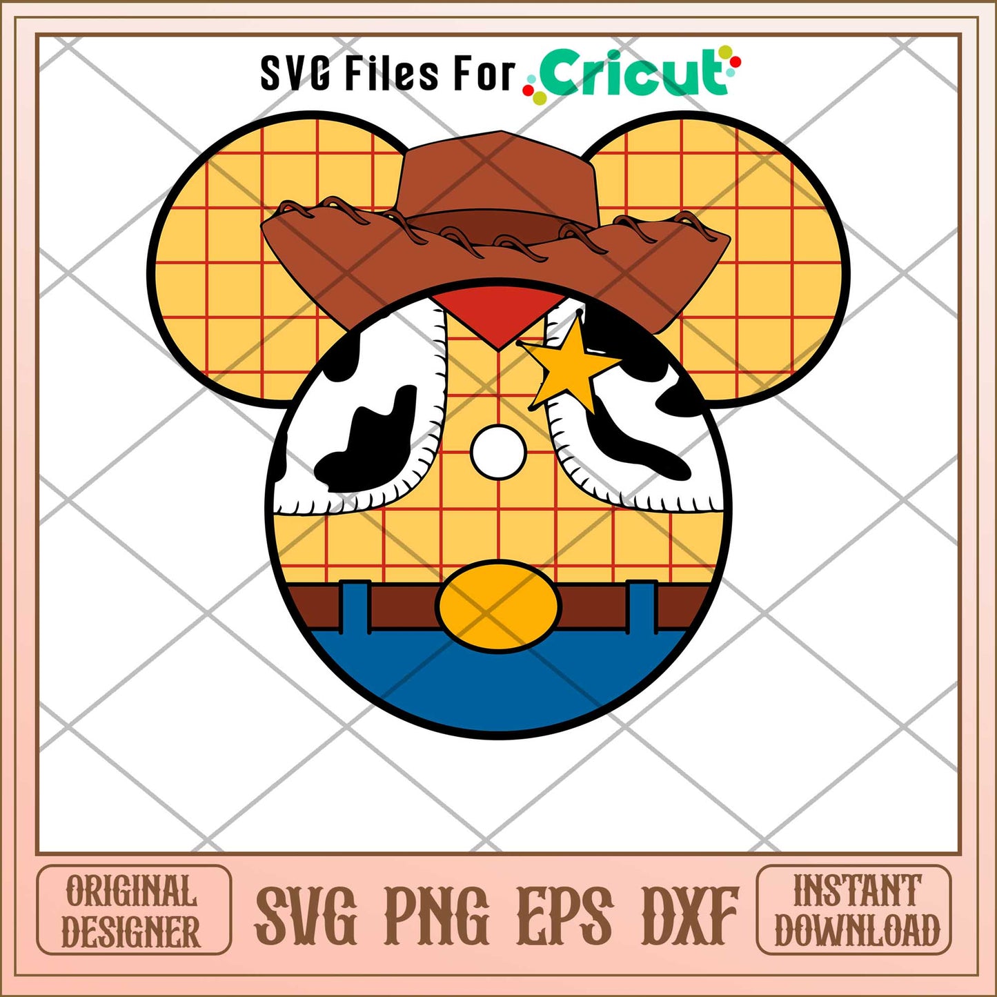 Mickey Toy Story AndBeyond white heads Svg, Toy story svg, digital dow ...