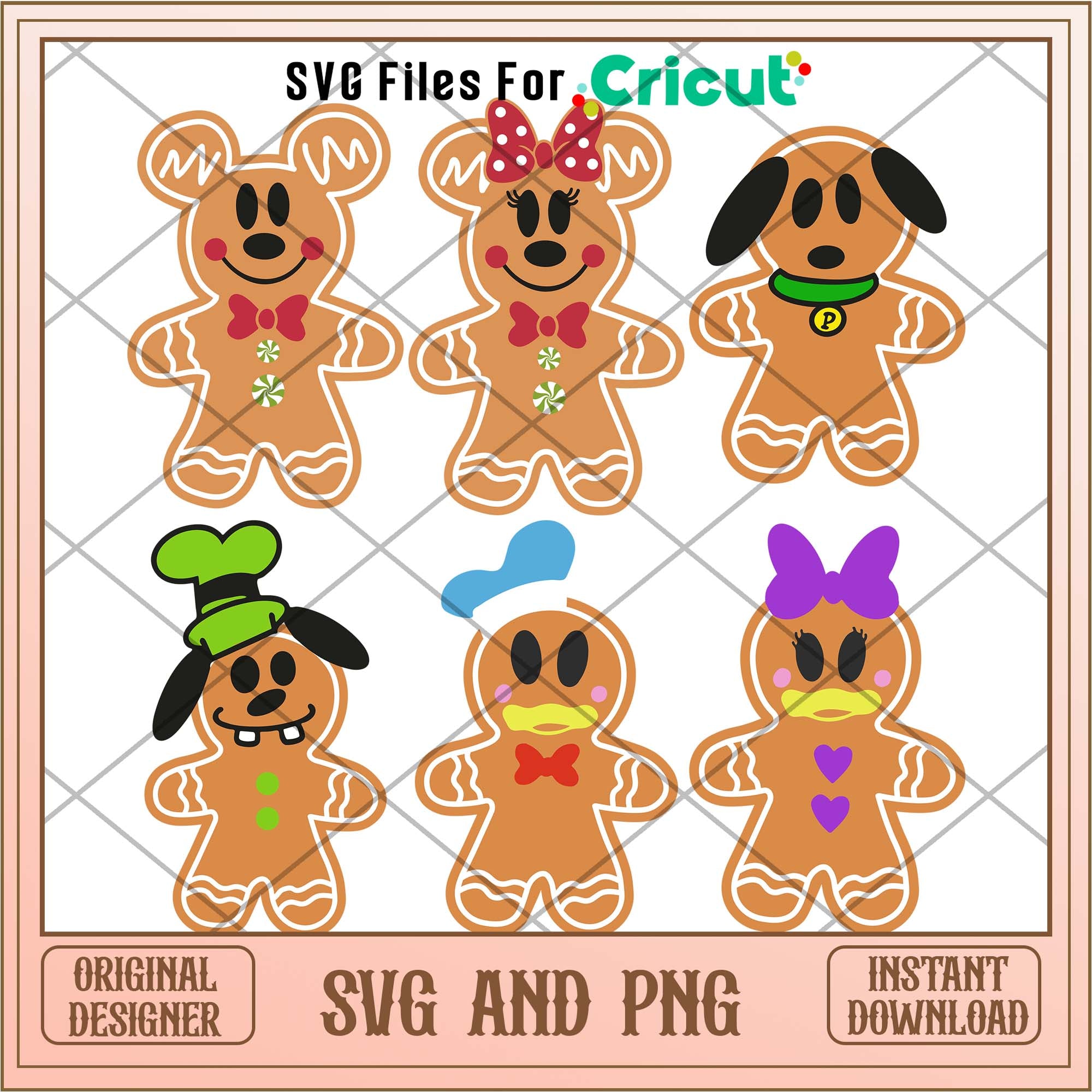 Disney Mickey & Friend cookie svg bundle – svg files for cricut