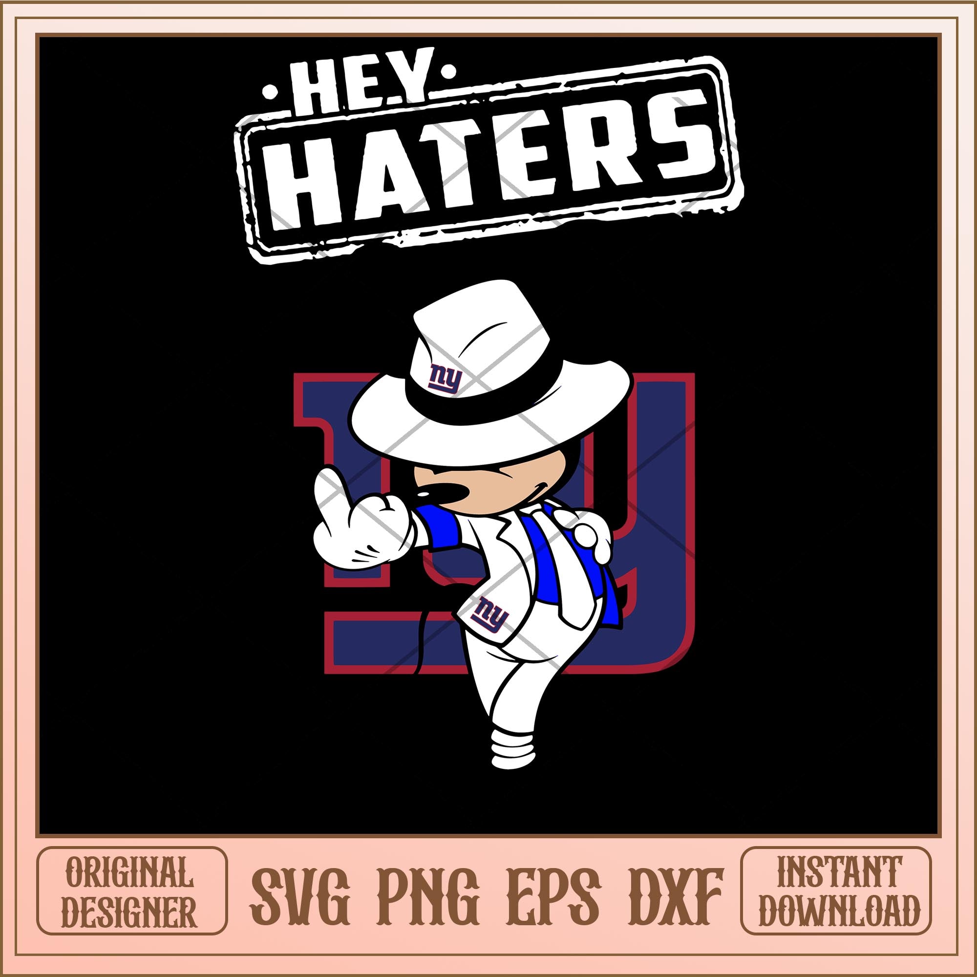 Mickey mouse Hey haters Giants svg, Disney characters svg, digital dow ...