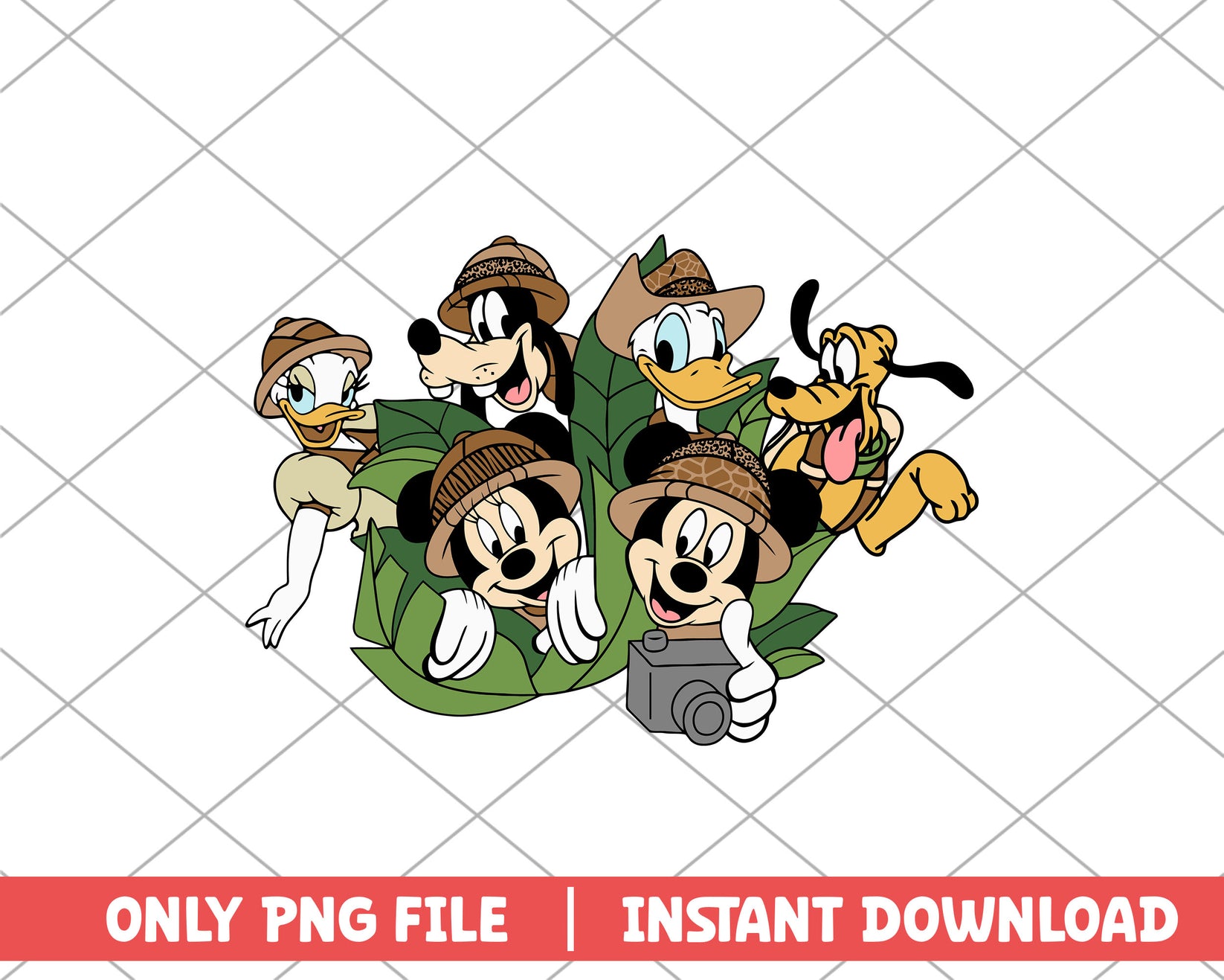 Mickey and friends explorer disney png – svg files for cricut
