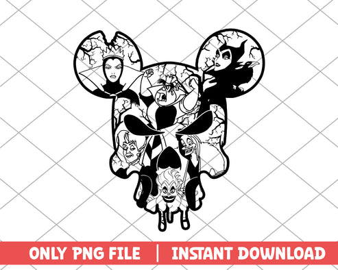 Mickey and the devil disney png – svg files for cricut