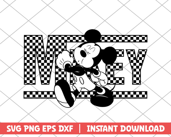 Mickey checkerboard pattern disney svg – svg files for cricut