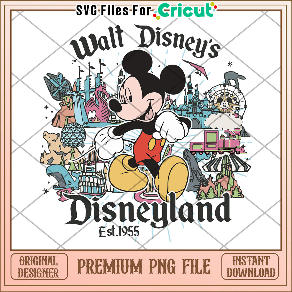 Mickey disneyland est 1955 png, mickey mouse png, mickey disney png ...