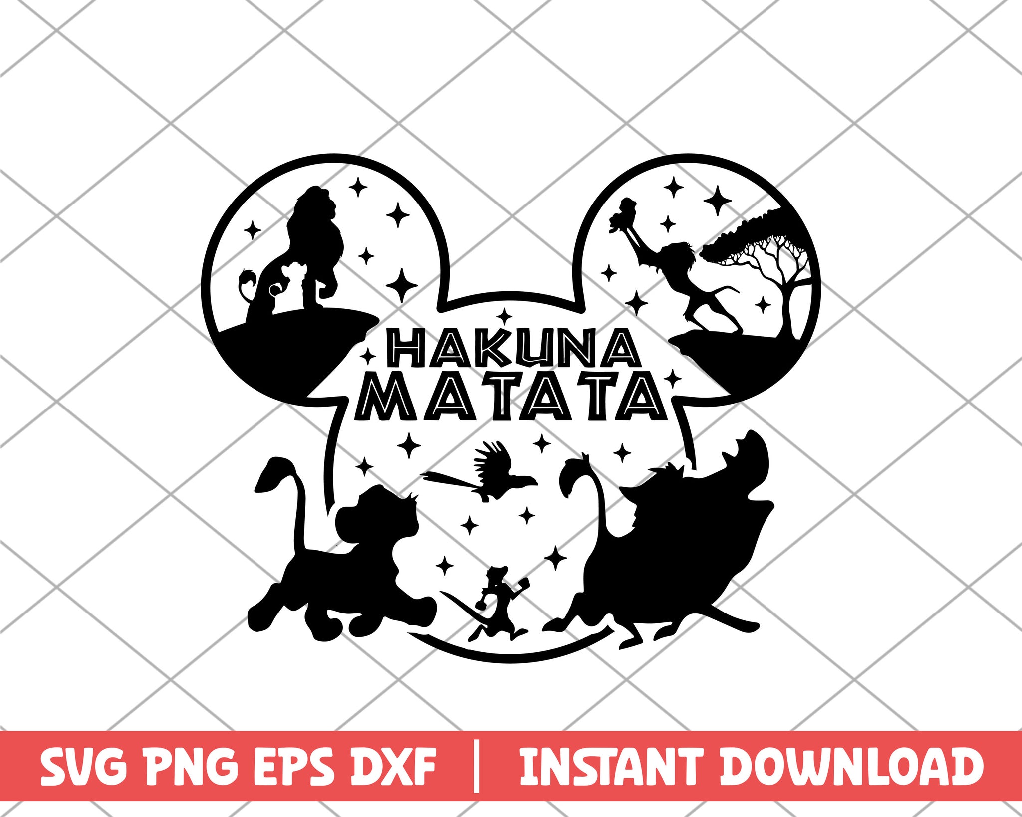 Mickey hakuna matata disney svg – svg files for cricut
