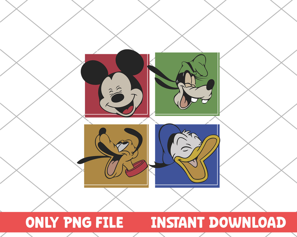 Mickey mouse and friends disney png – svg files for cricut