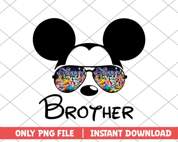 Mickey mouse brother disney png – svg files for cricut