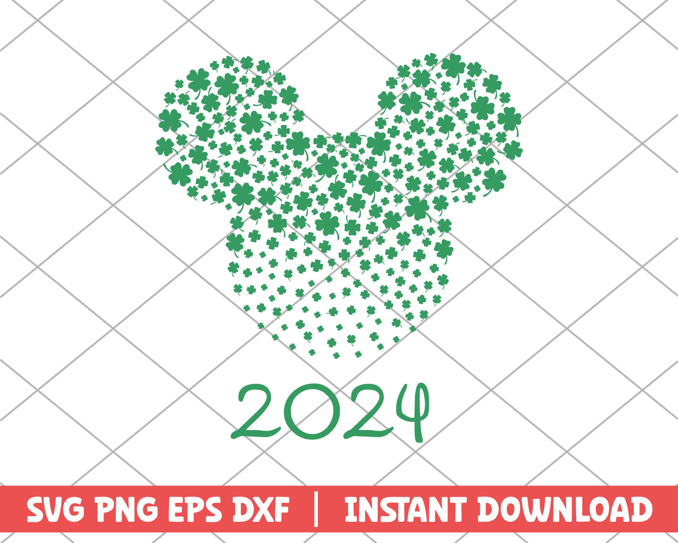 Mickey mouse clover disney svg – svg files for cricut