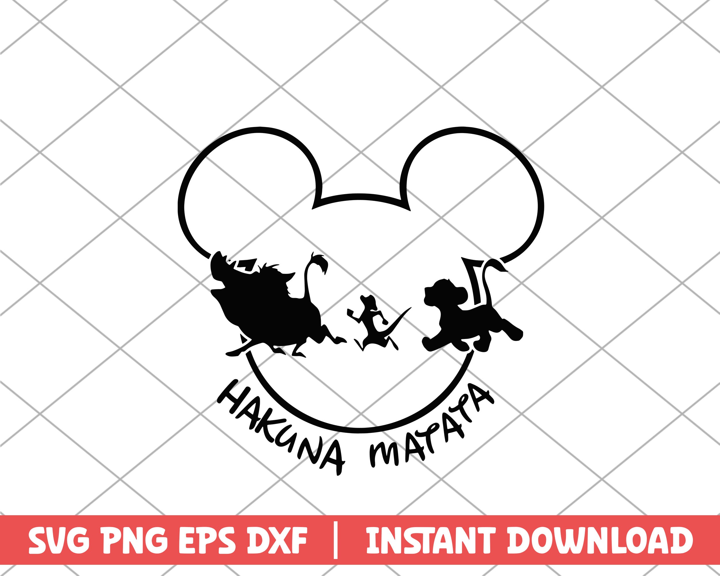 Mickey mouse hakuna matata disney svg – svg files for cricut