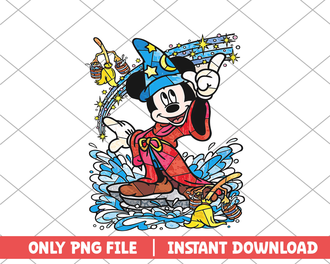 Mickey mouse magician disney png – svg files for cricut