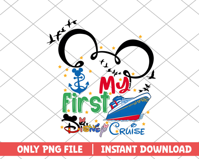 Mickey my first disney cruise disney png – svg files for cricut