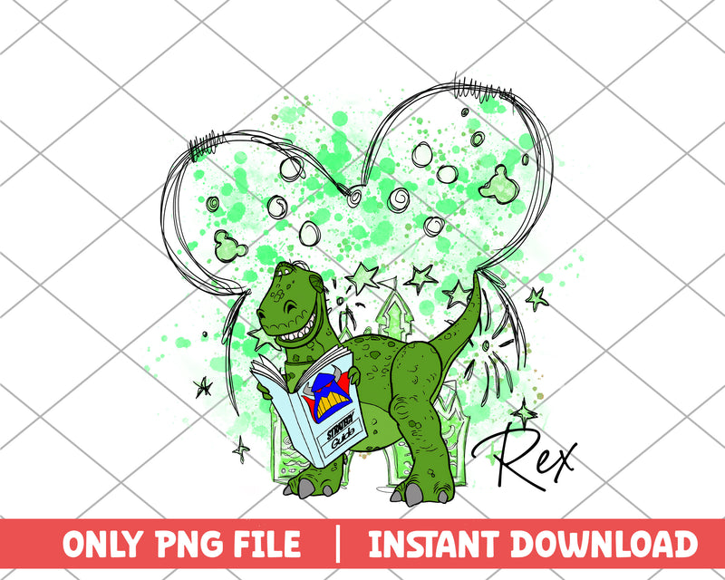 Mickey rex character disney png – svg files for cricut
