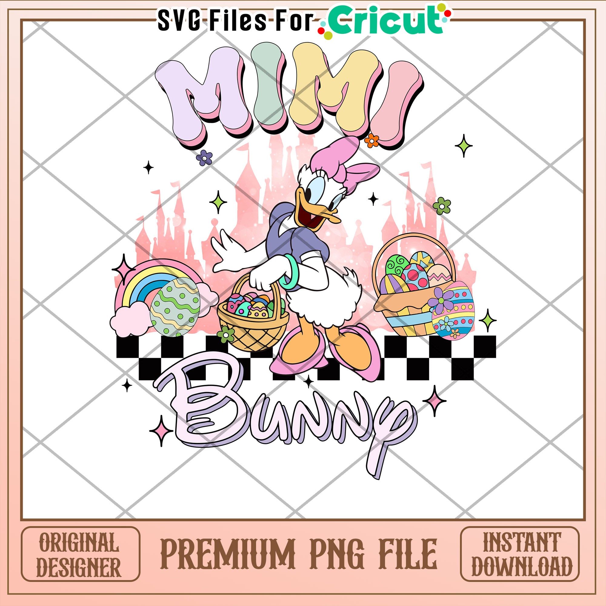 Mimi Bunny Easter PNG Cricut Design – svg files for cricut