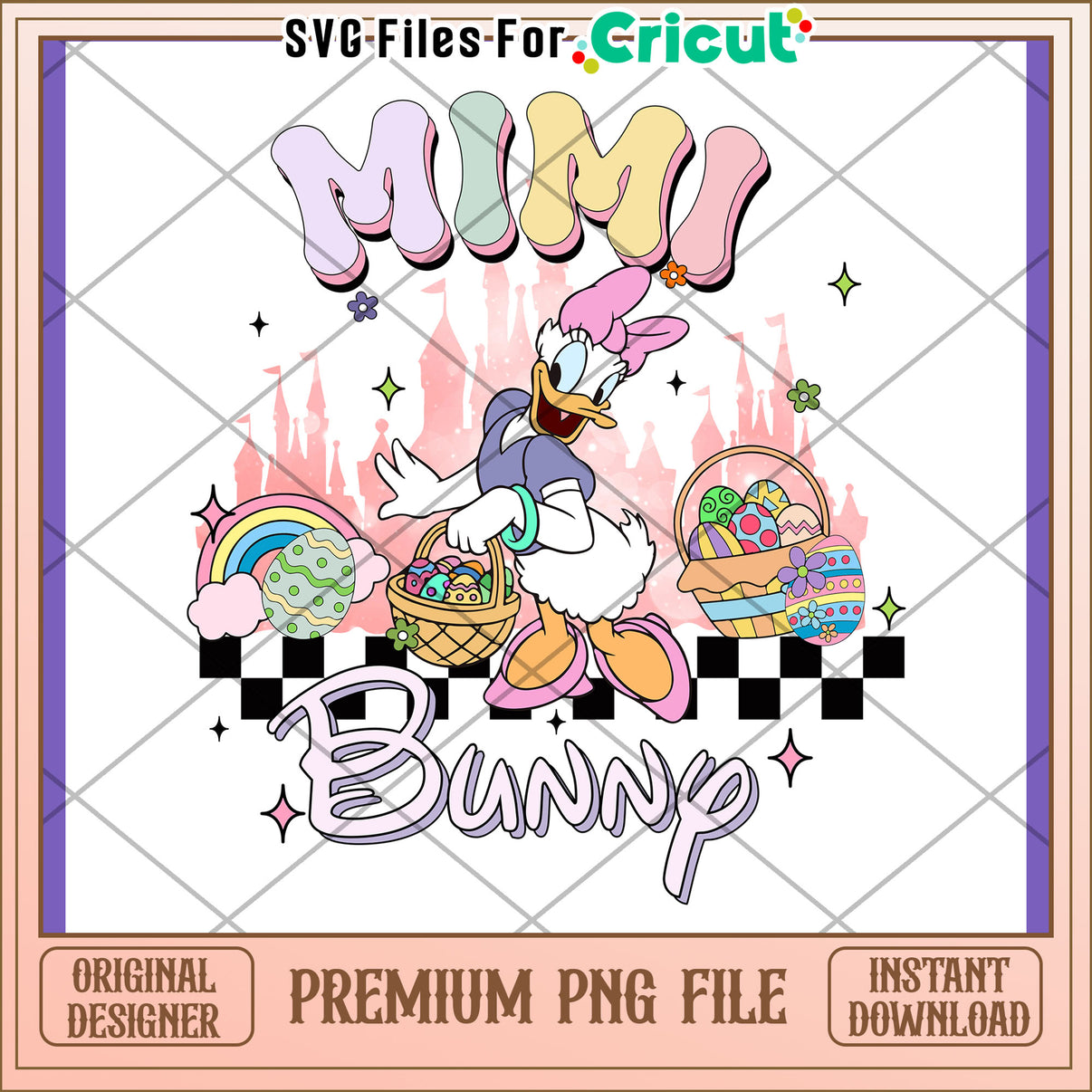 Mimi Bunny Easter PNG Design Download – svg files for cricut