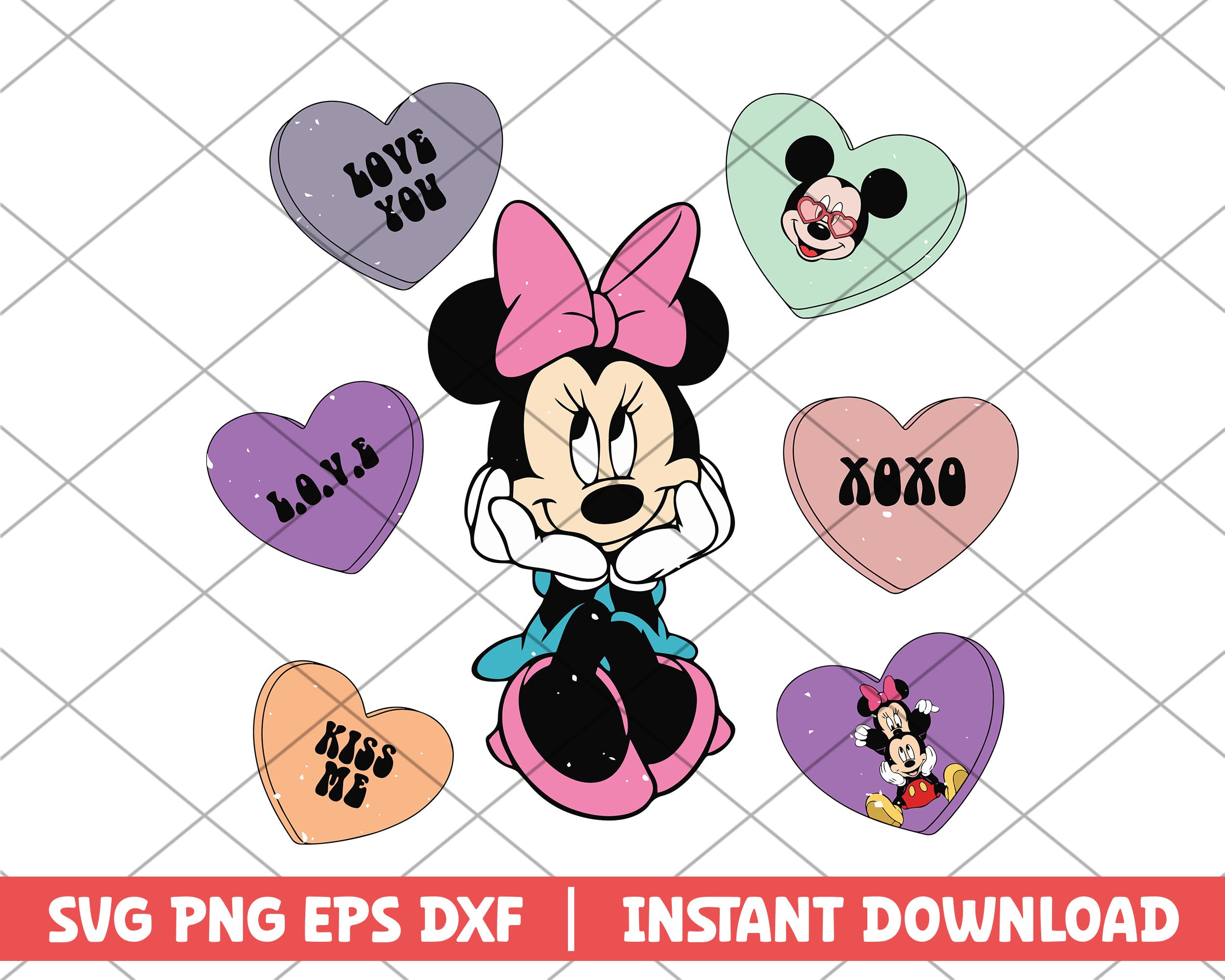 Mini and heart shape svg – svg files for cricut