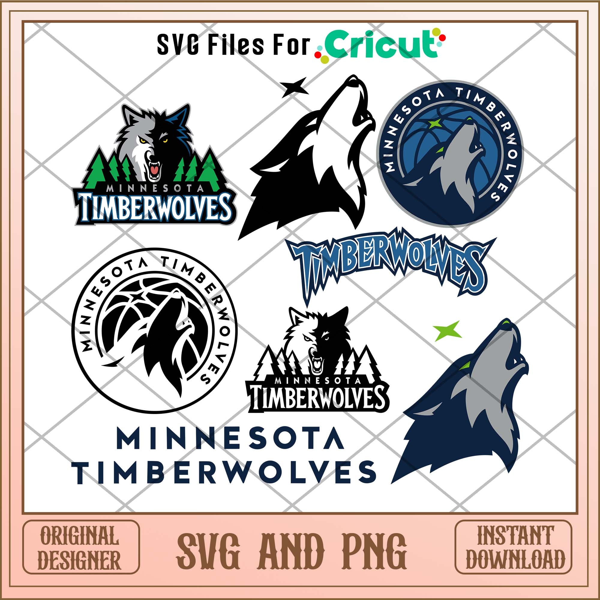 Minnesota Timberwolves logo svg, Minnesota Timberwolves svg bundle, NB ...
