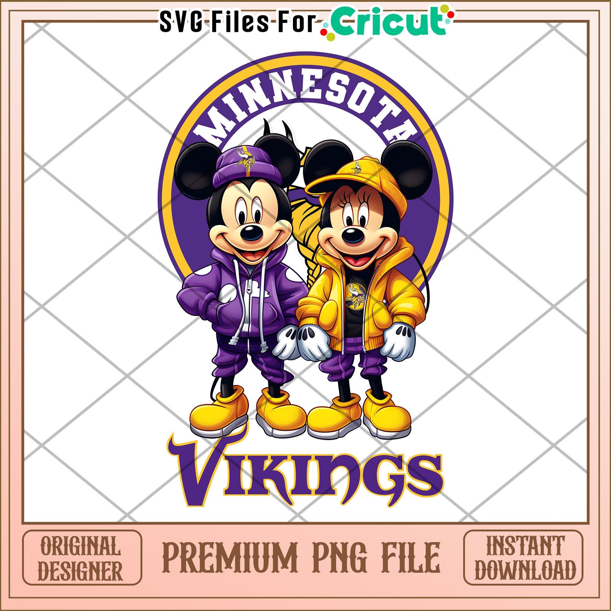 Minnesota Vikings Mickey Mouse characters, premium PNG file download ...