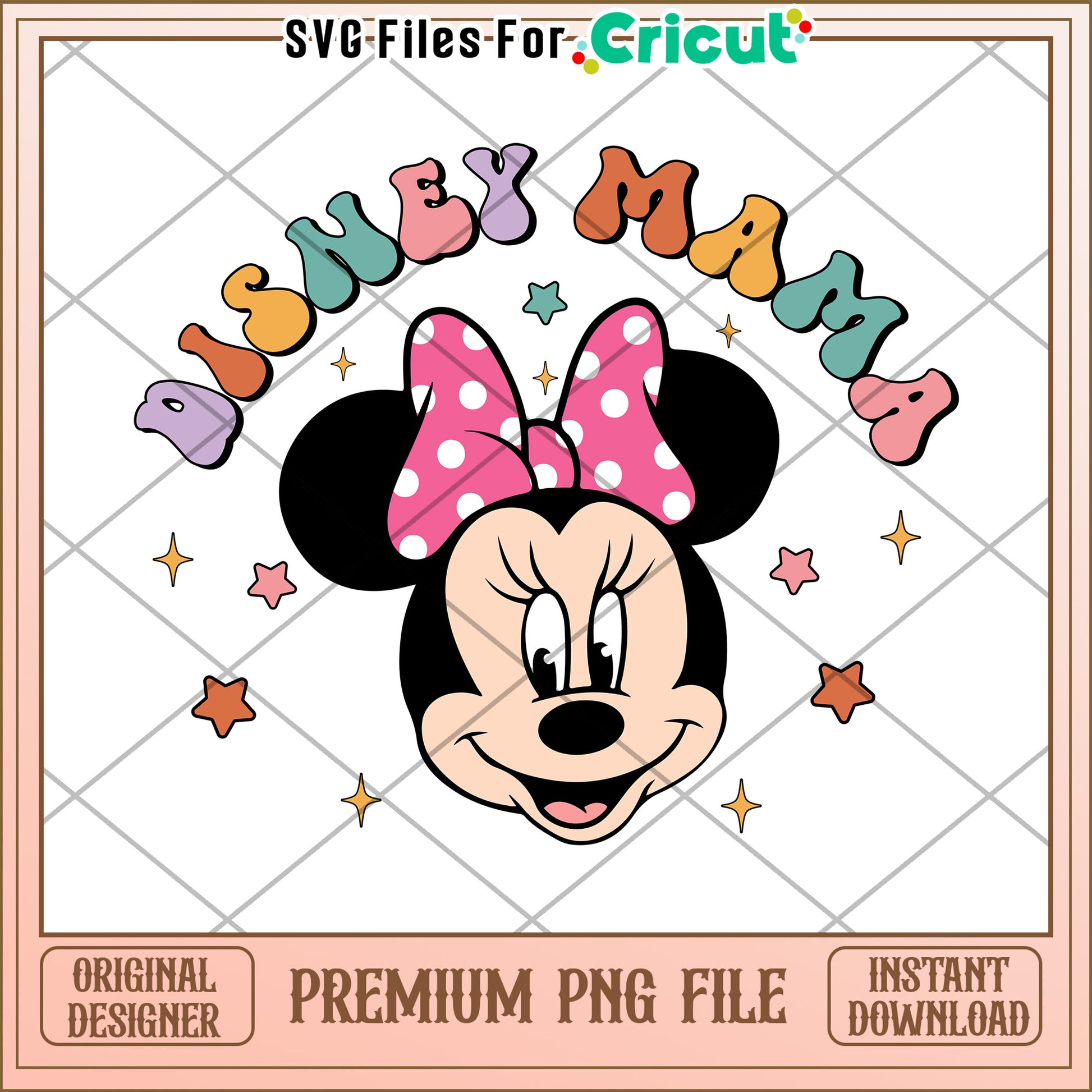 Minnie Mouse Disney Mama PNG – svg files for cricut