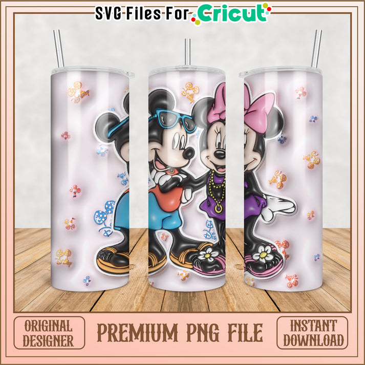 Minnie Mouse & Mickey PNG Sublimation Design – svg files for cricut