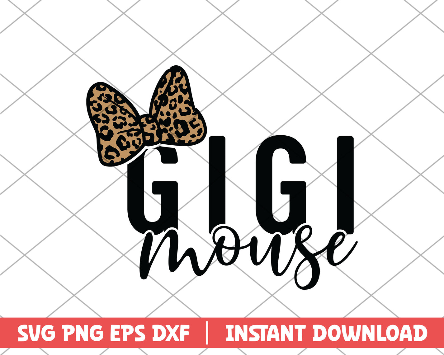 Minnie gigi mouse mothers day svg – svg files for cricut